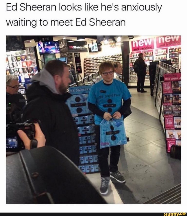50+ Hilarious Ed Sheeran Memes That Went Viral On The Internet