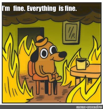 50+ Funny Everything is Fine Memes That Are Relatable AF